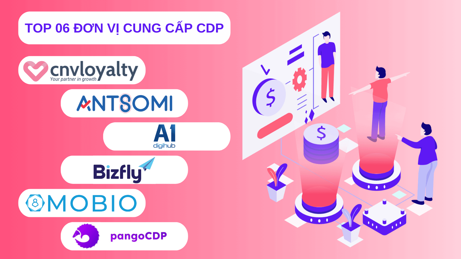 TOP 6 Đơn vị cung cấp CDP tại Việt Nam 2026