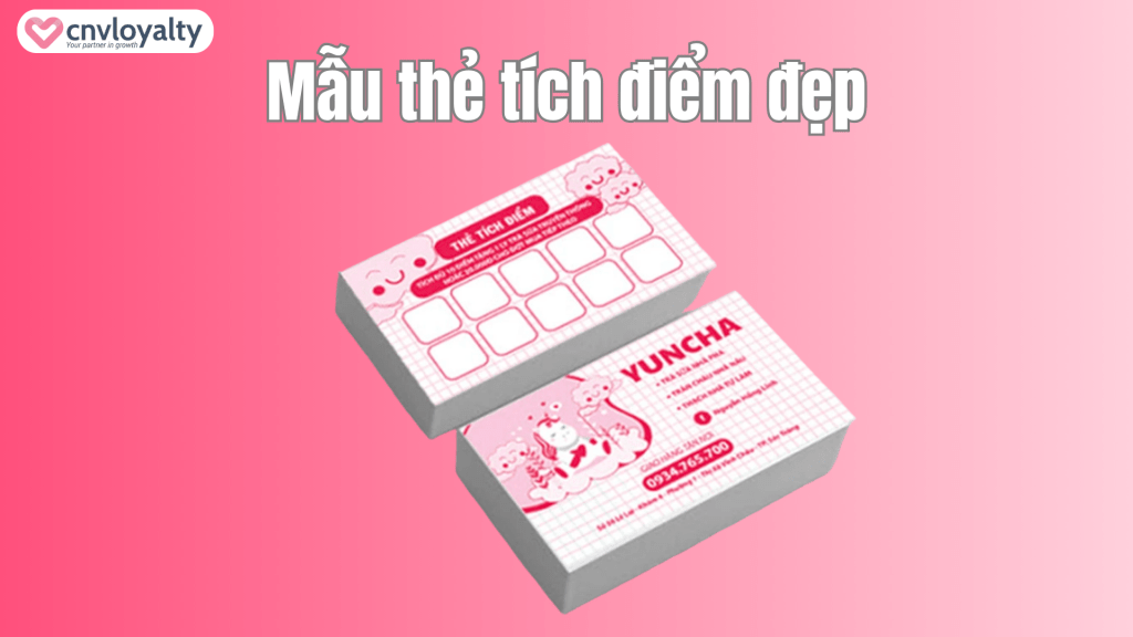 3 loại kích thước thẻ tích điểm và mẹo thiết kế HIỆU QUẢ