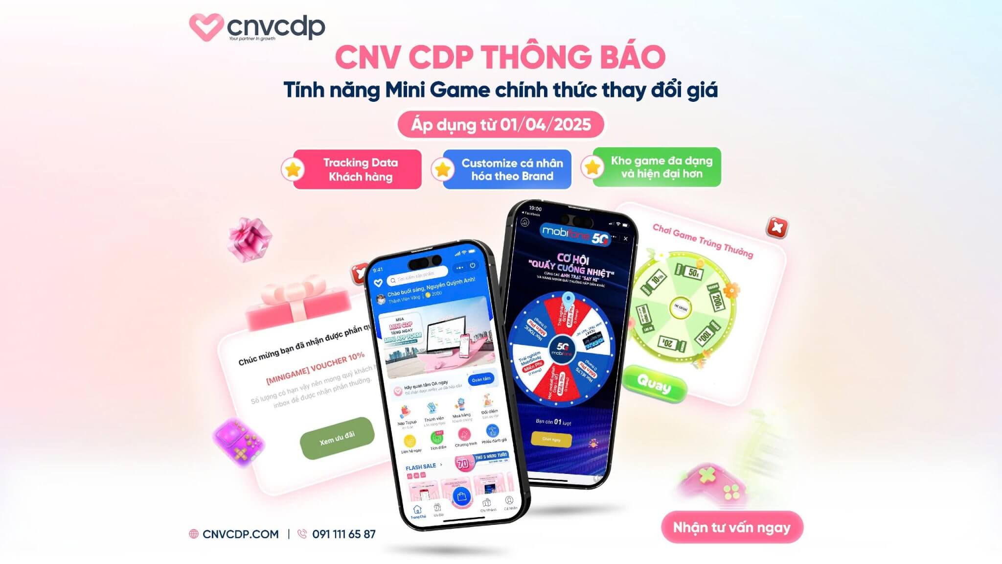 Giá Tính Năng Mini Game Chính Thức Điều Chỉnh Từ 01/04/2025 – Nâng Cấp ...